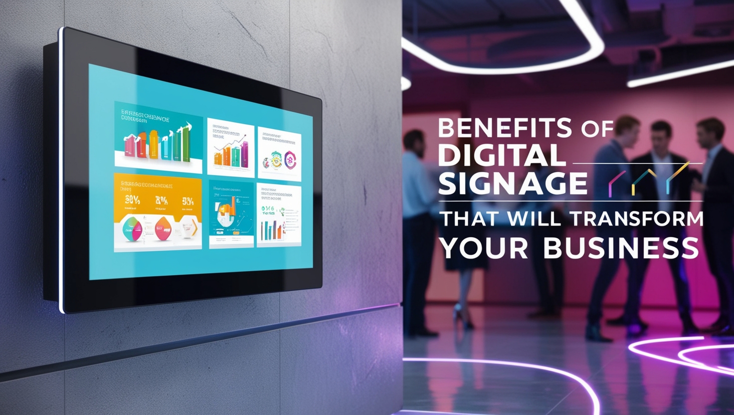 10 Mind-Blowing Benefits Of Digital Signage!