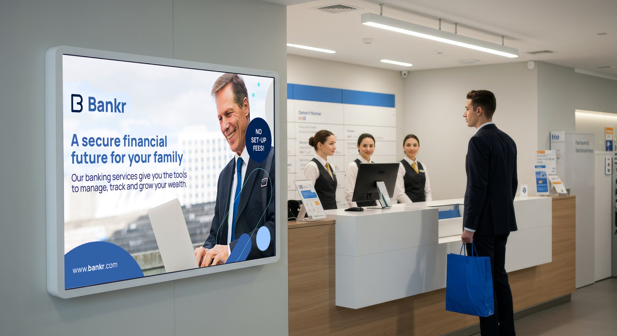 How Bank Digital Signage Can Instantly Elevate Your Financial ...
